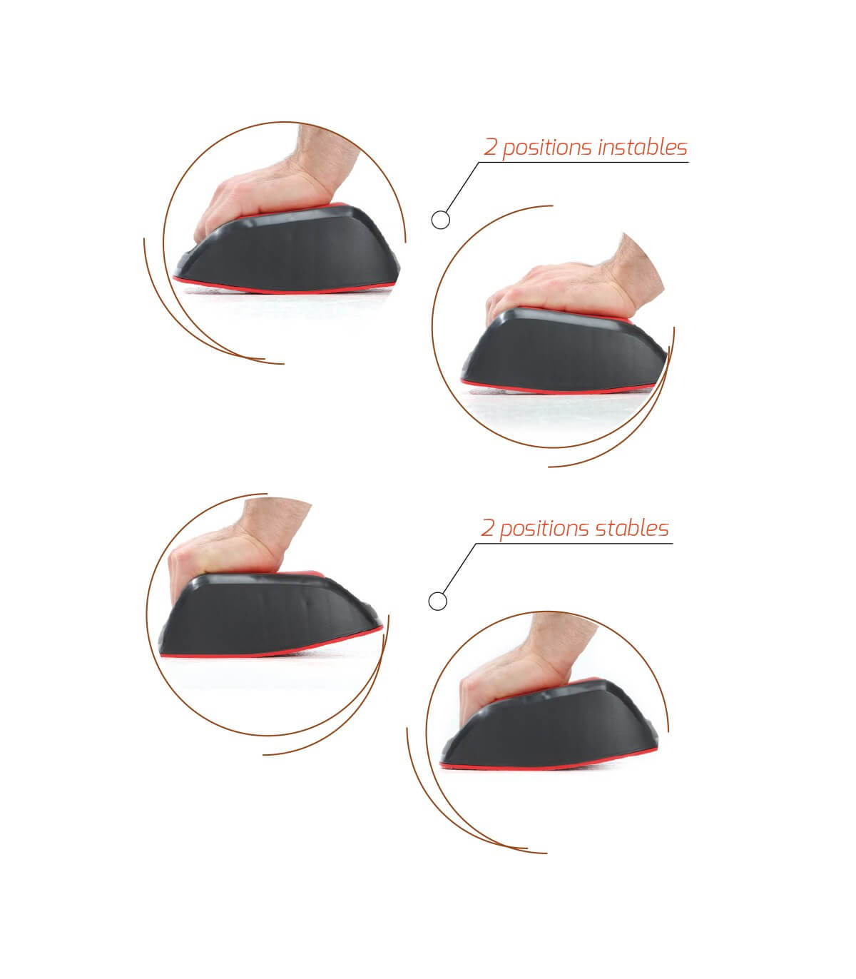 Suport pentru flotari cu manere. Recosport